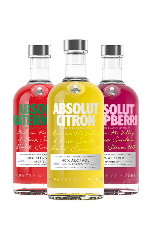 Comprar Pack Absolut Watermelon, Absolut Raspberri, Absolut Citron ...